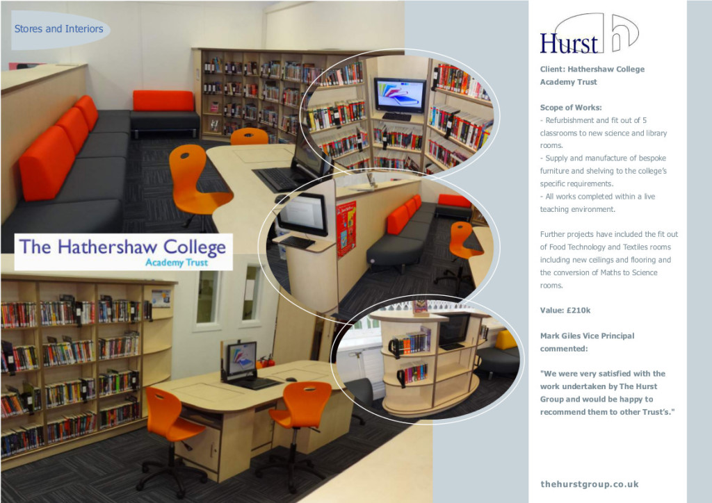 Hathershaw College - The Hurst Group - Interior Fit Out