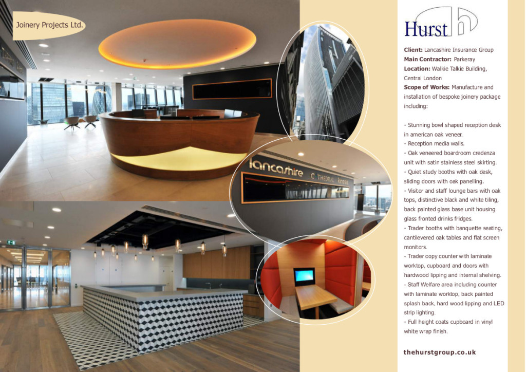 Walkie Talkie Building - The Hurst Group - Interior Fit Out