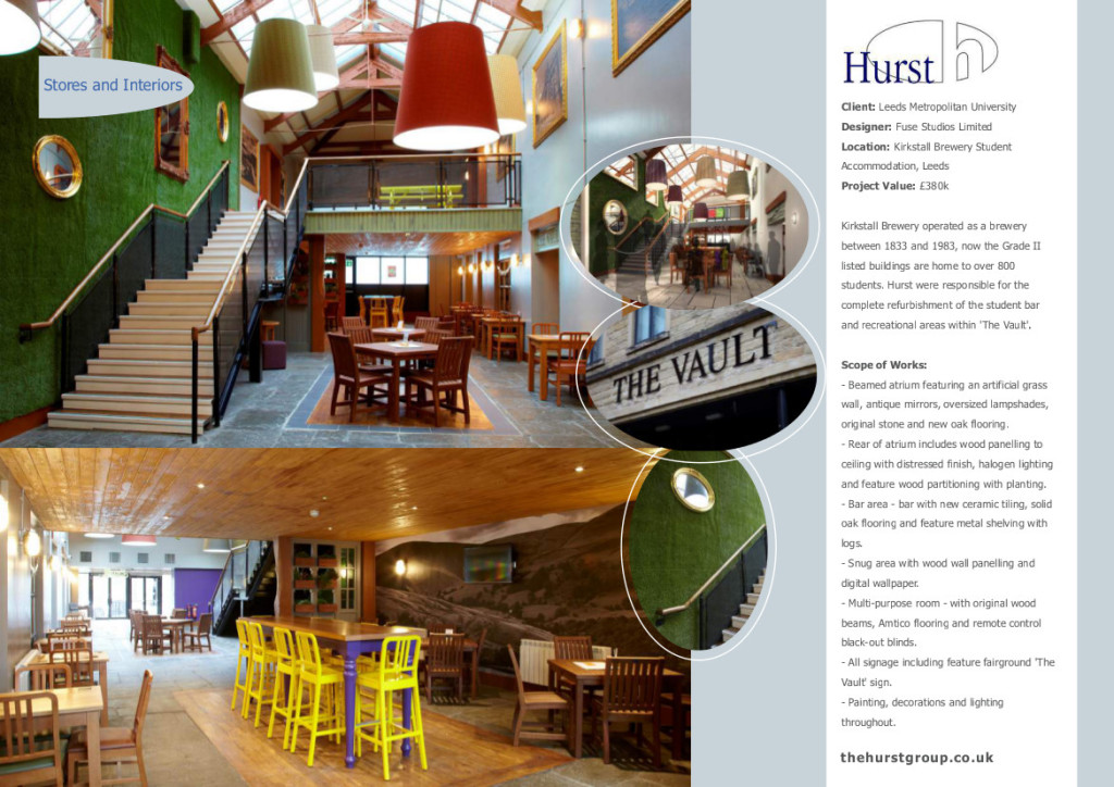 Kirkstall Brewery, Leeds - The Hurst Group - Interior Fit Out