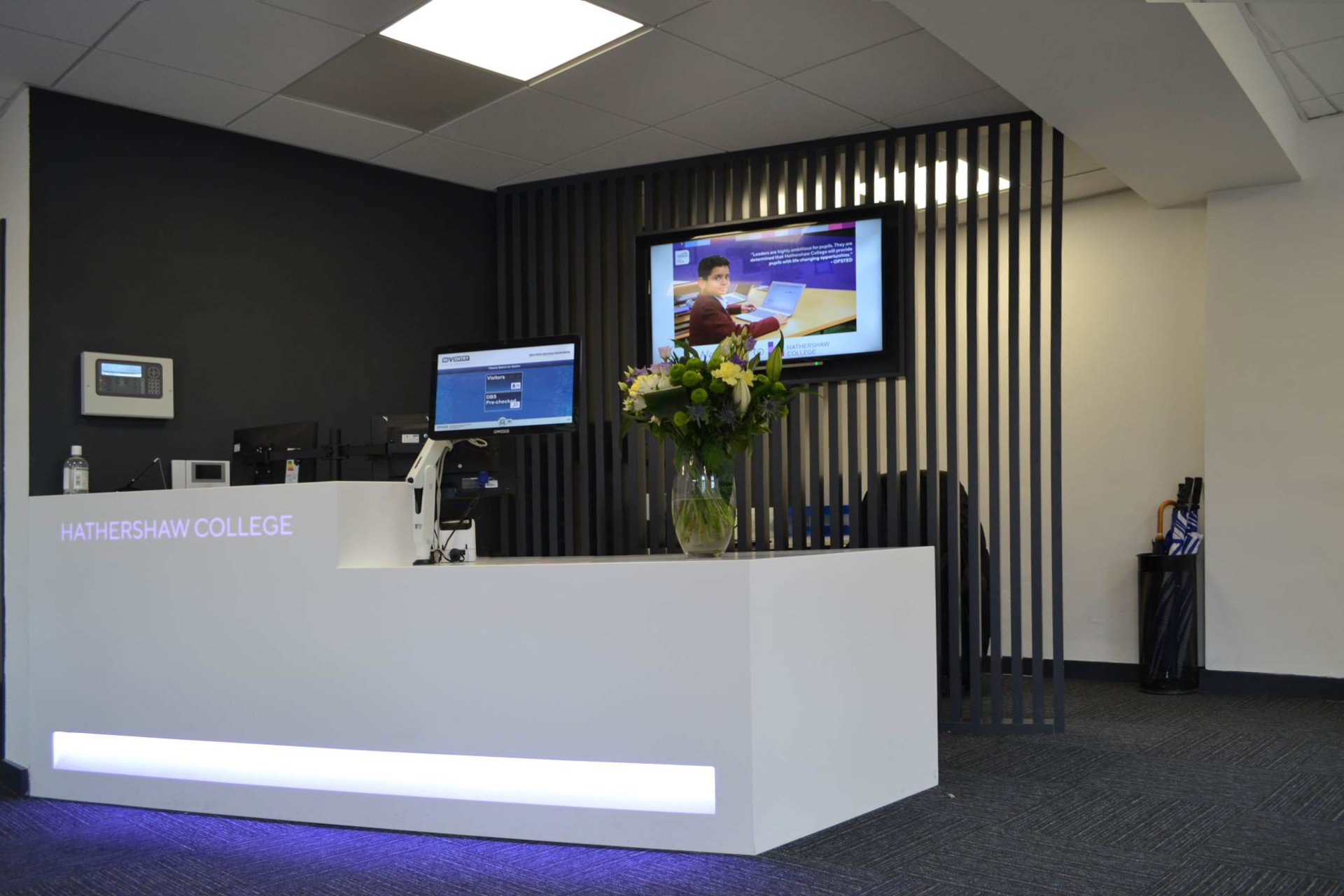 Hathershaw College Reception Fit-Out - The Hurst Group - Interior Fit Out